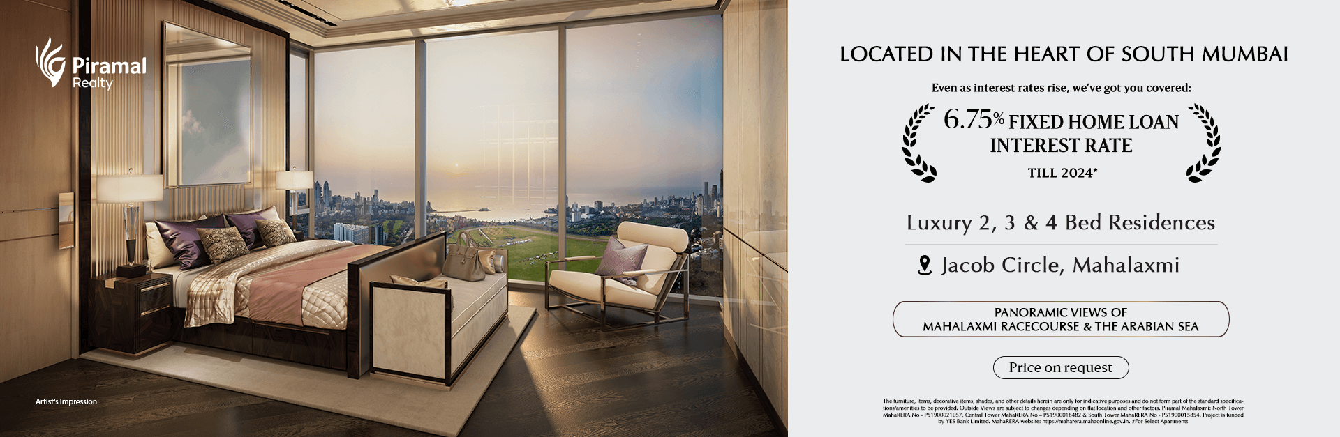 Piramal Mahalaxmi | Buy 2, 3 & 4 BHK Luxury Apartments in Mumbai